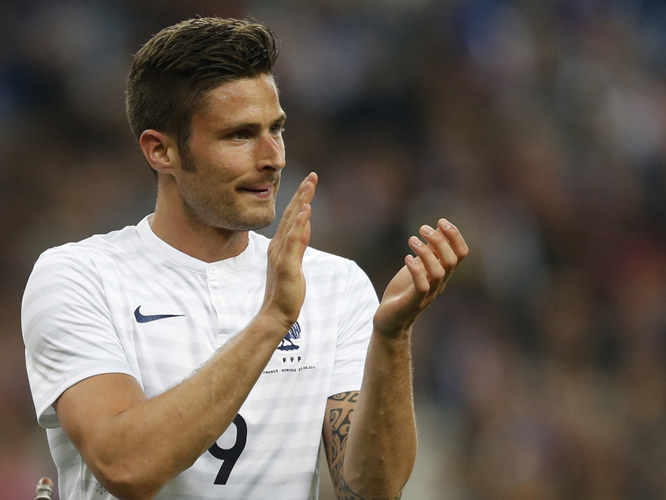 Giroud in the goals for France - World Soccer