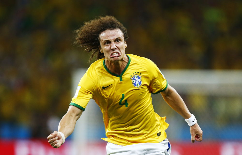 David Luiz scores the free-kick of the tournament - World Soccer