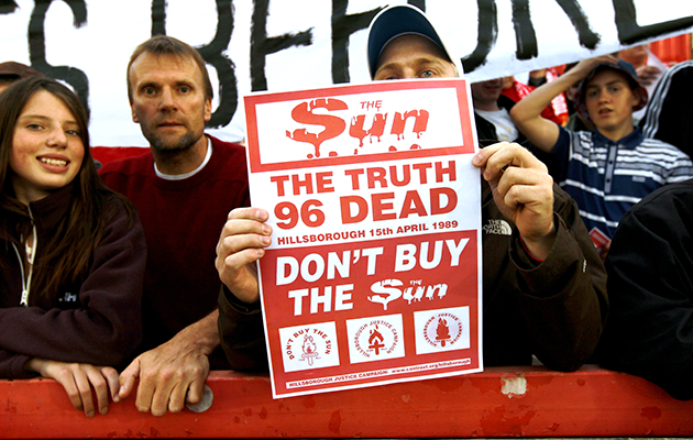 Liverpool ban the Sun newspaper from Anfield over Hillsborough